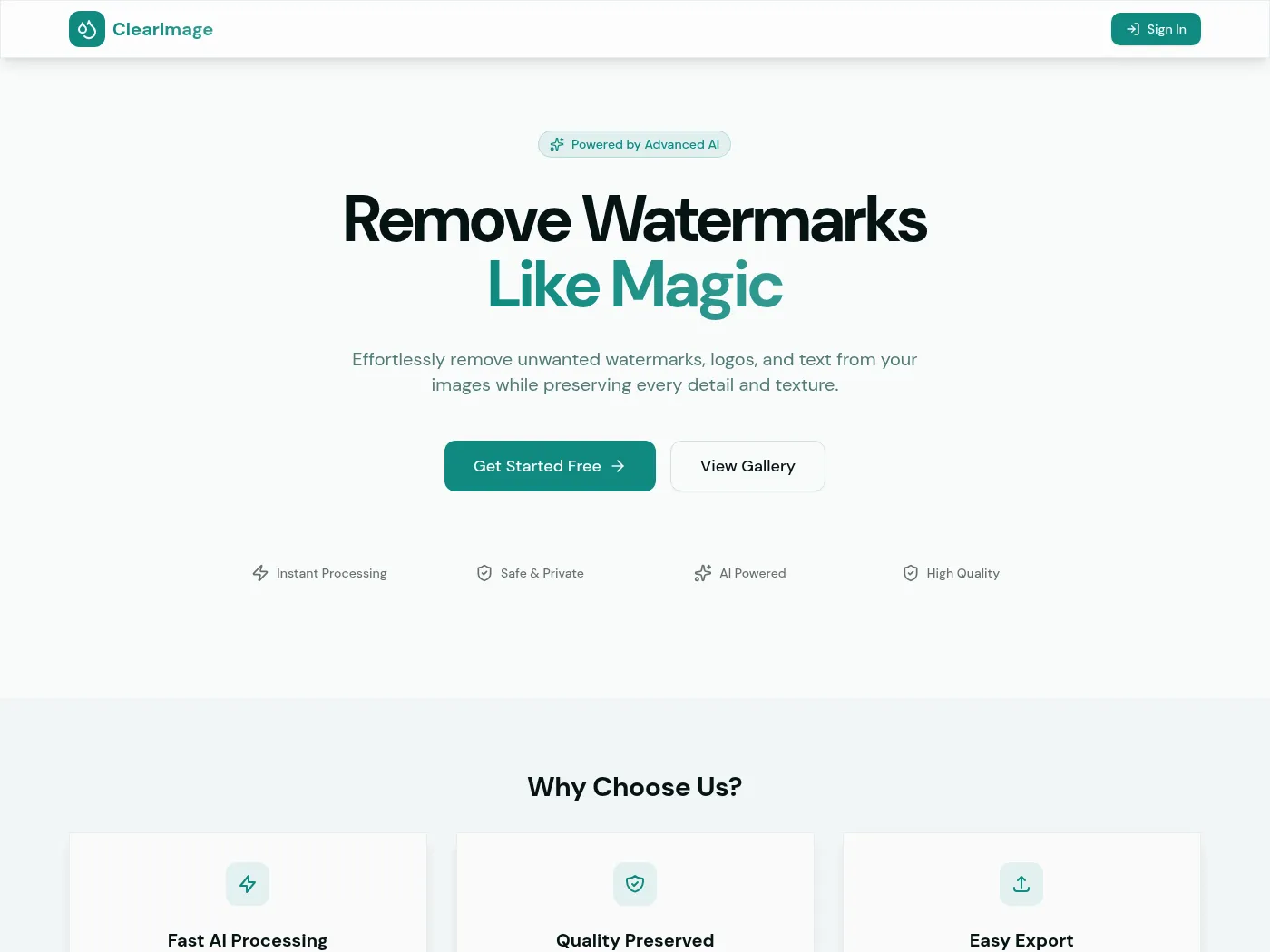 Watermark Remover Tool