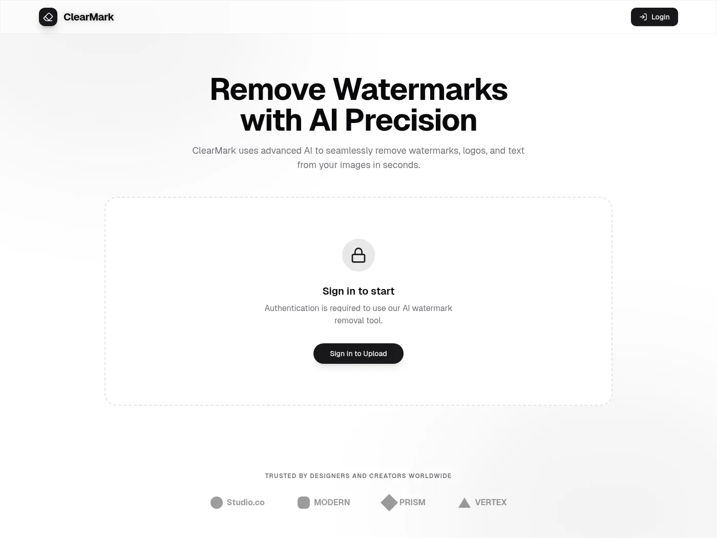 Watermark Remover Tool
