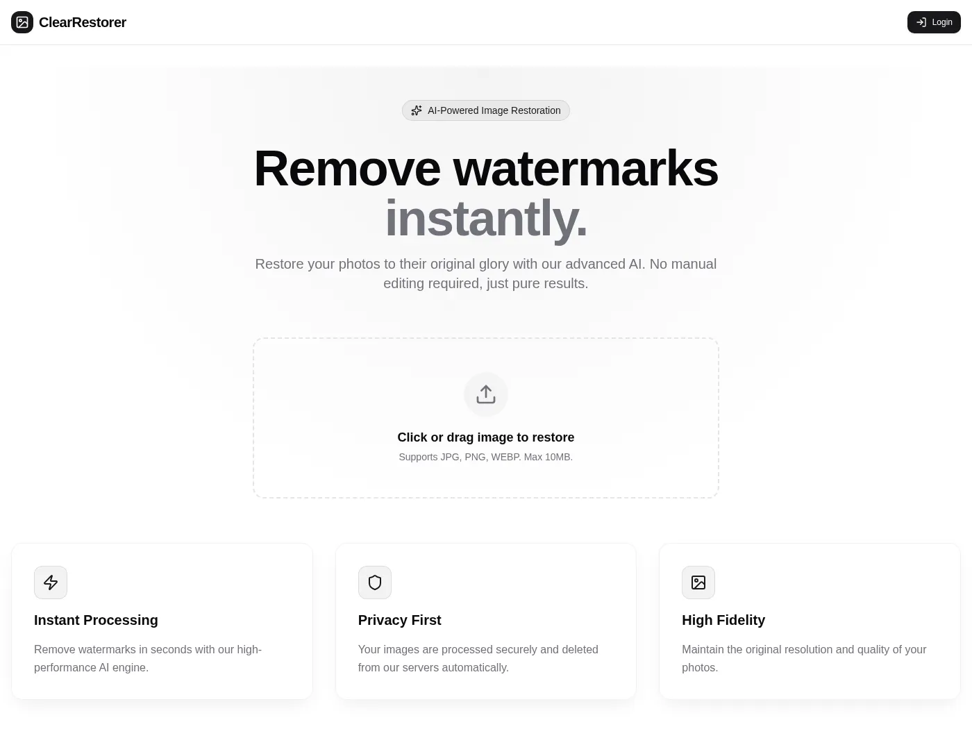 Watermark Remover App