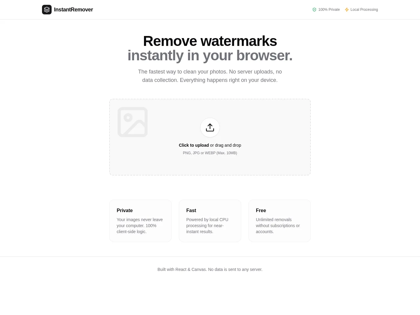 Instant Watermark Remover