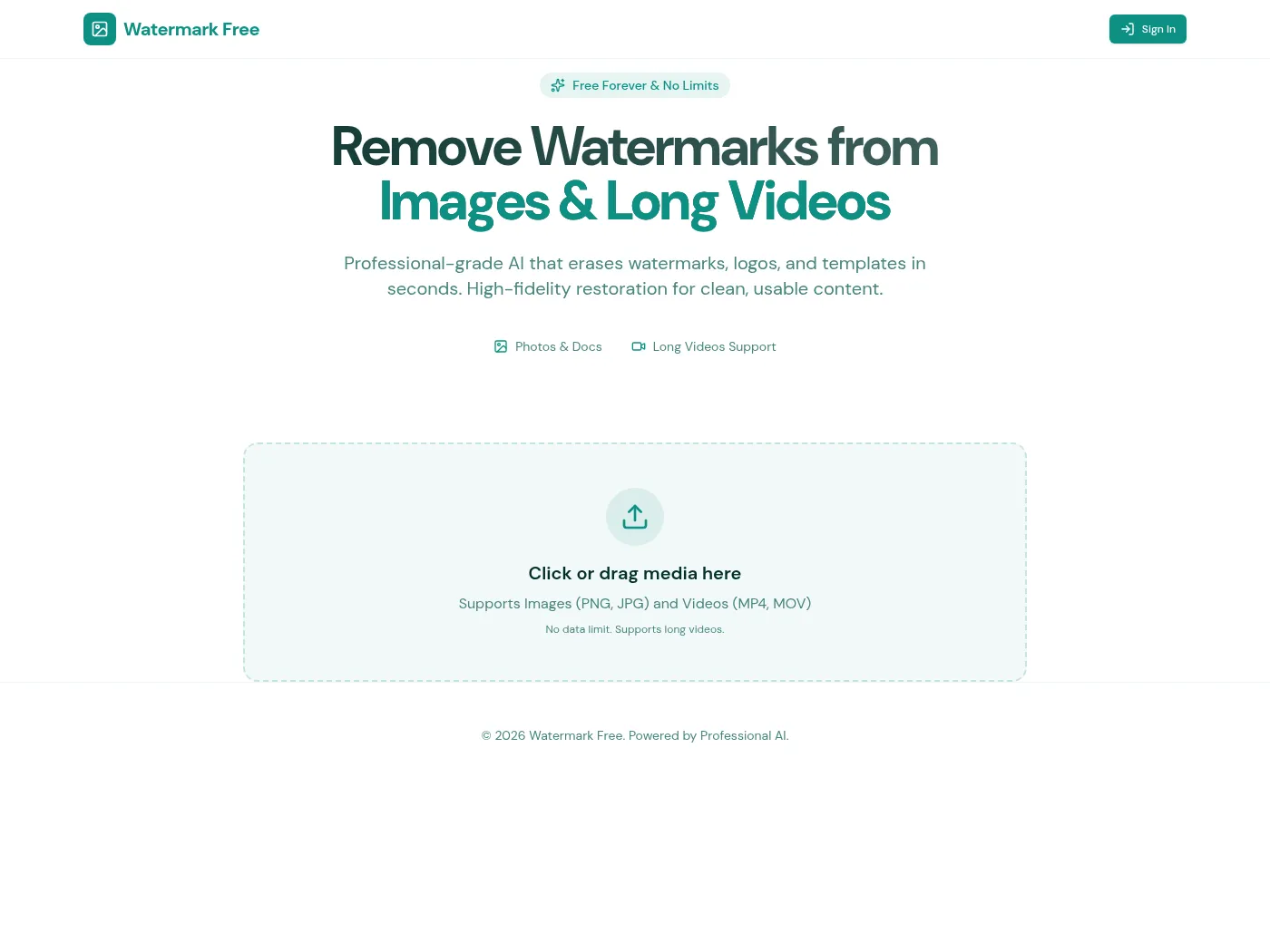 Watermark Free
