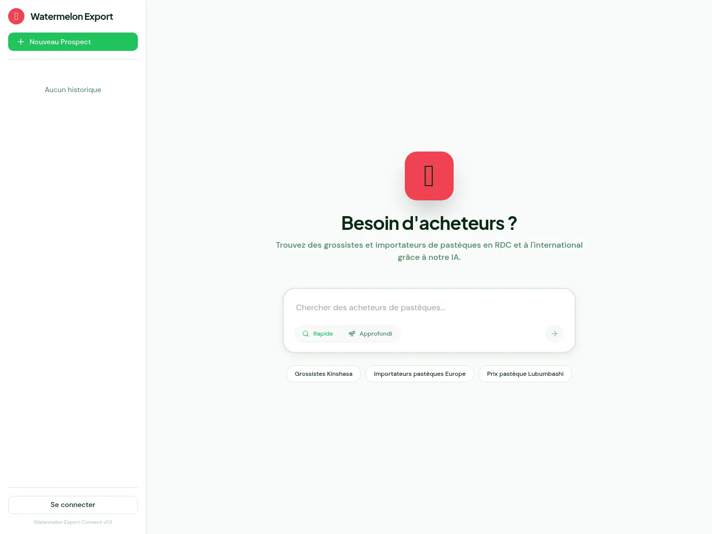 Watermelon Export Connect
