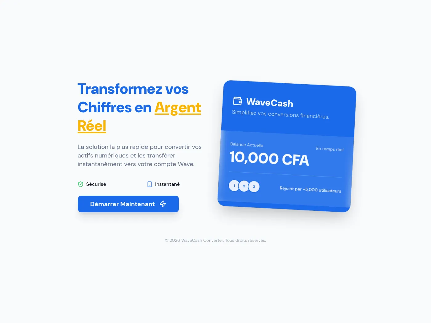 WaveCash Converter