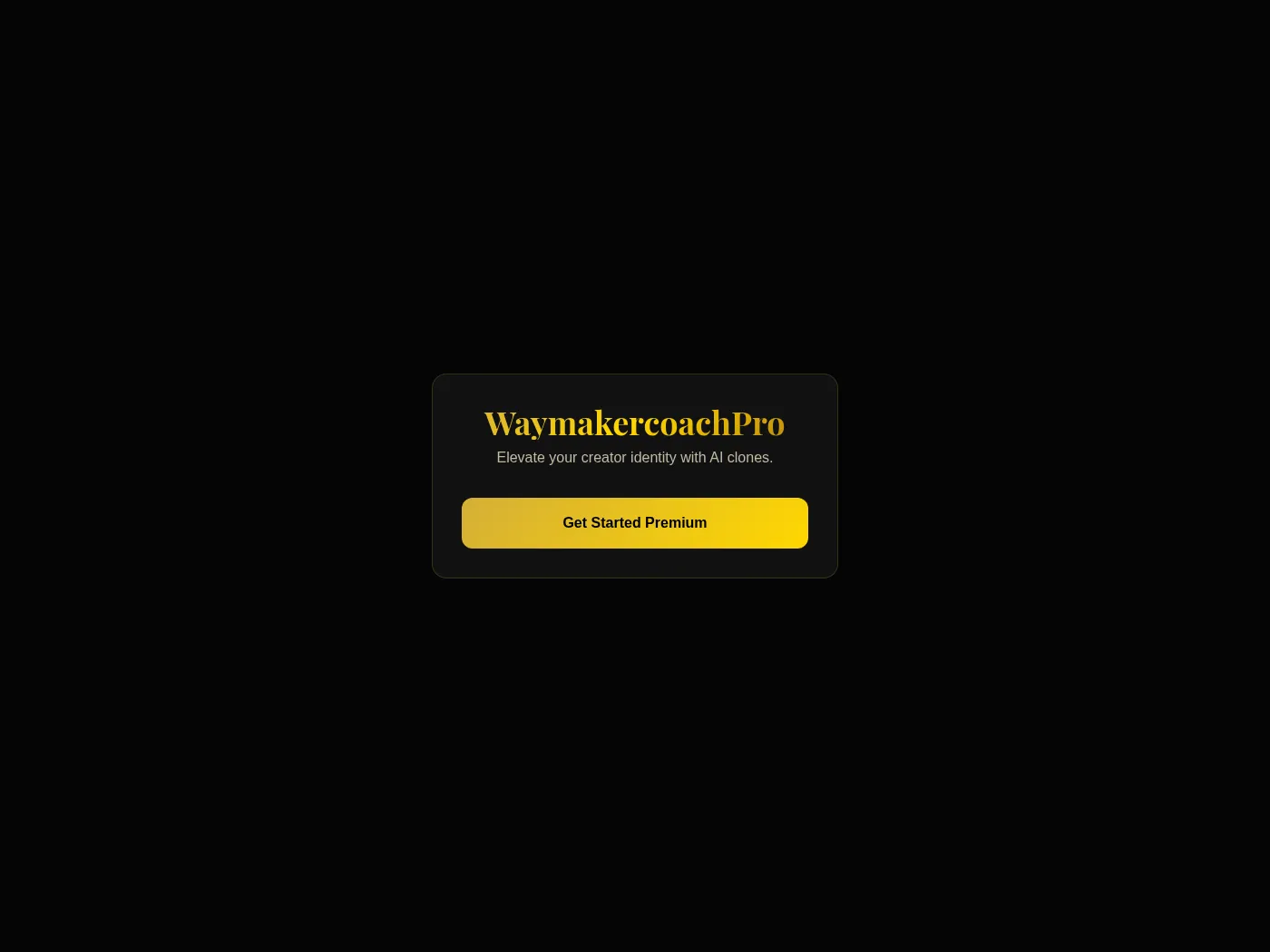 WaymakercoachPro