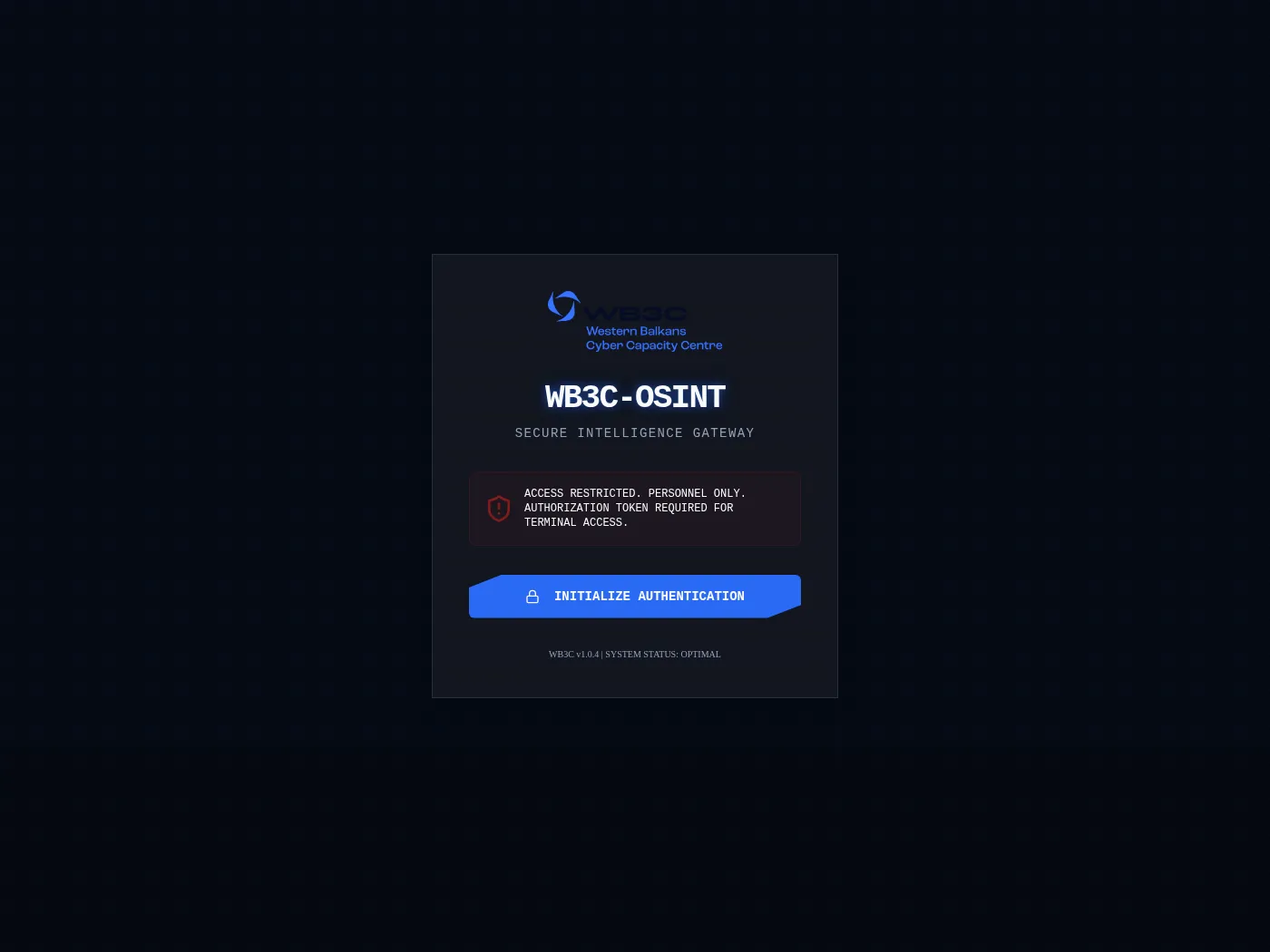 WB3C-OSINT Research Hub