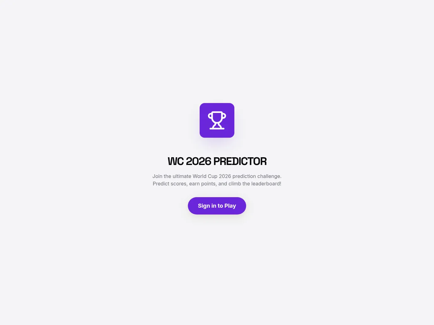 World Cup Prediction Hub