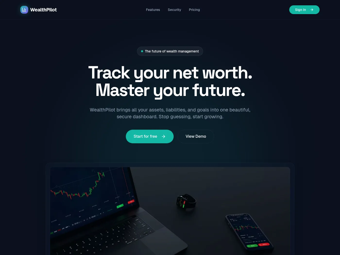 WealthPilot Website
