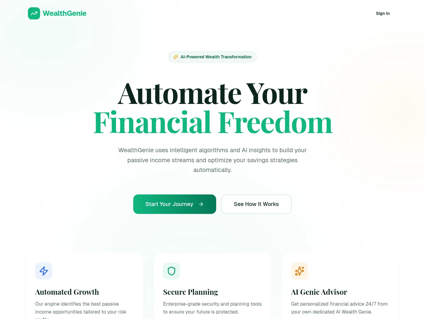 WealthGenie App