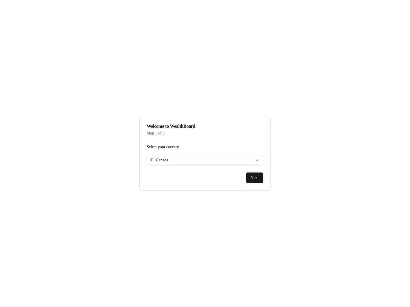 WealthWise Dashboard