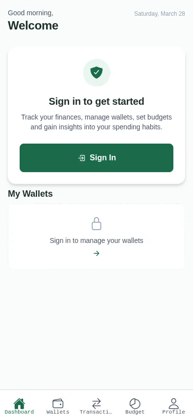 WealthWise Finance Manager