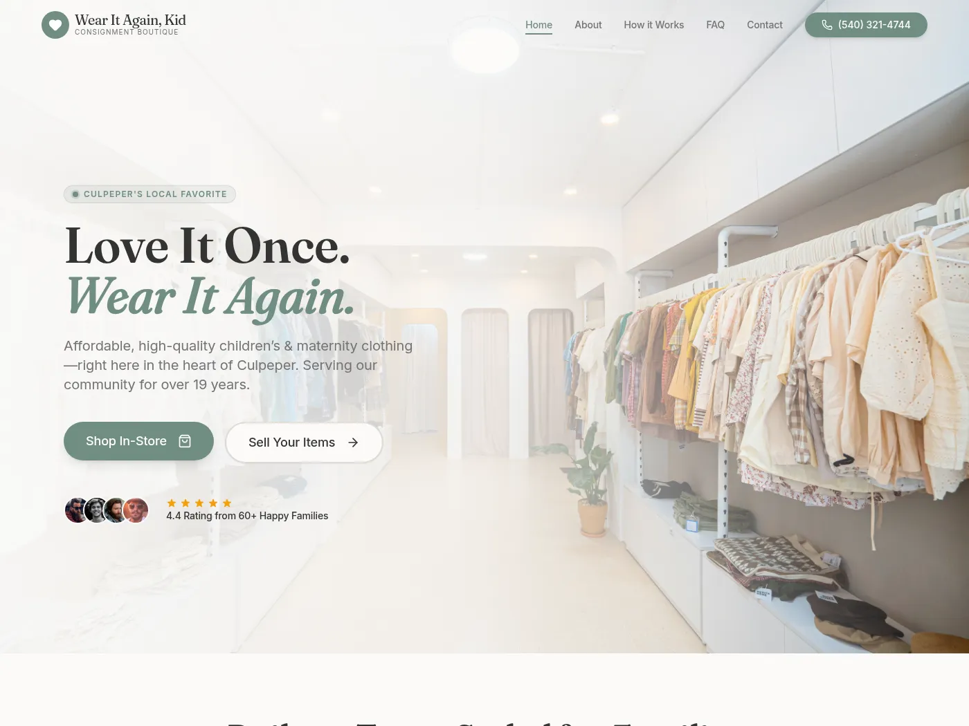 Wear It Again, Kid Boutique