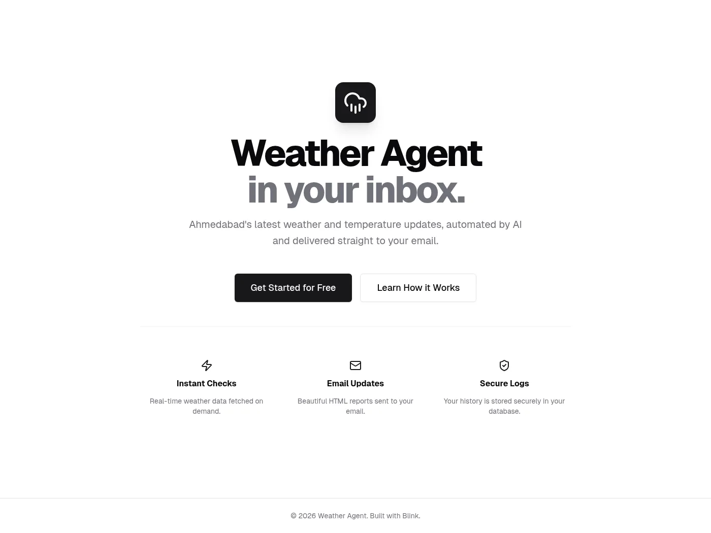 Weather Email Agent