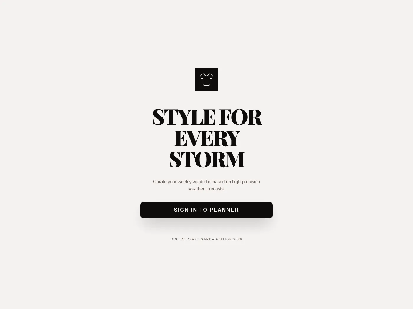Weather Wardrobe Planner