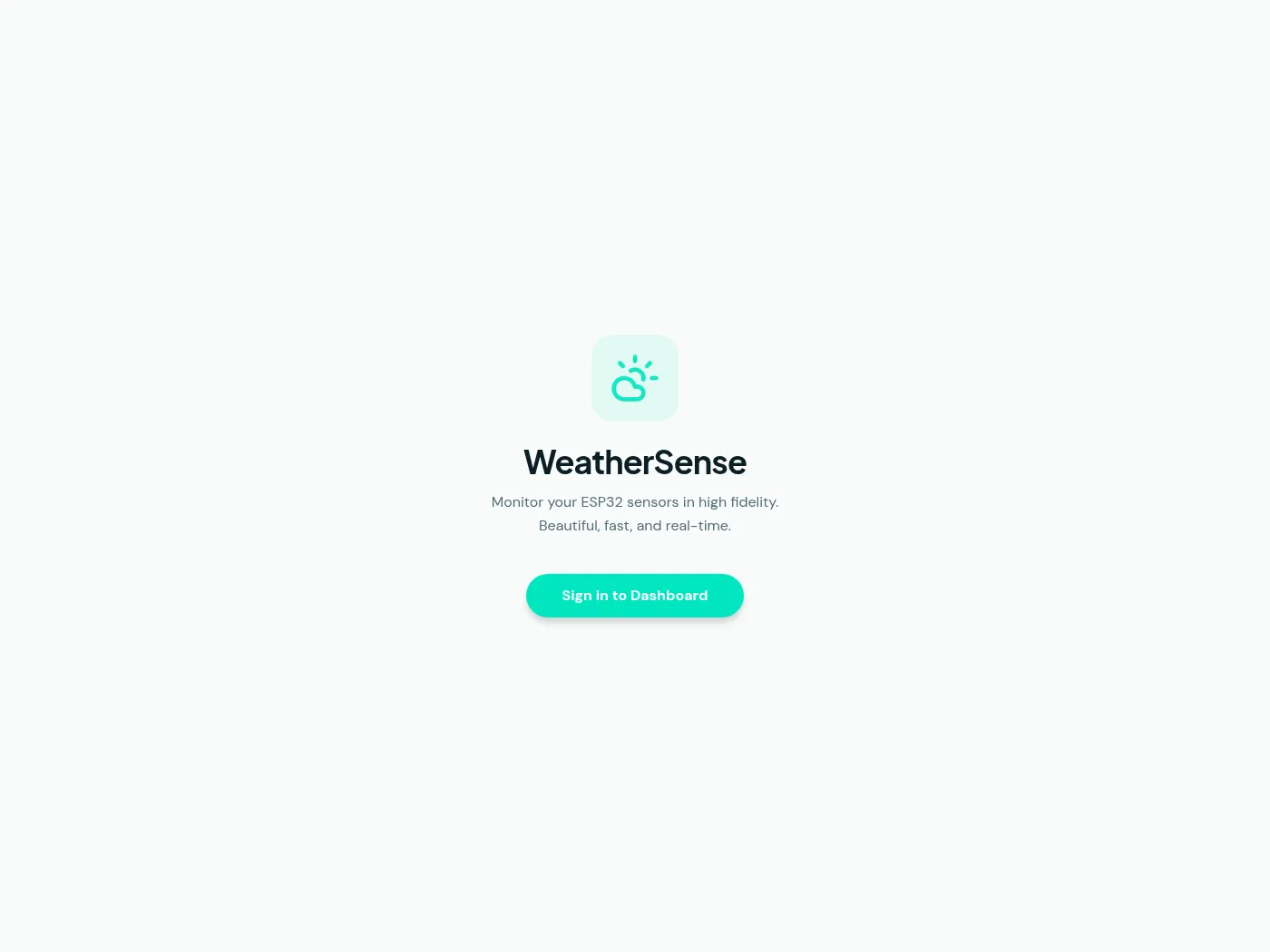 WeatherSense Dashboard