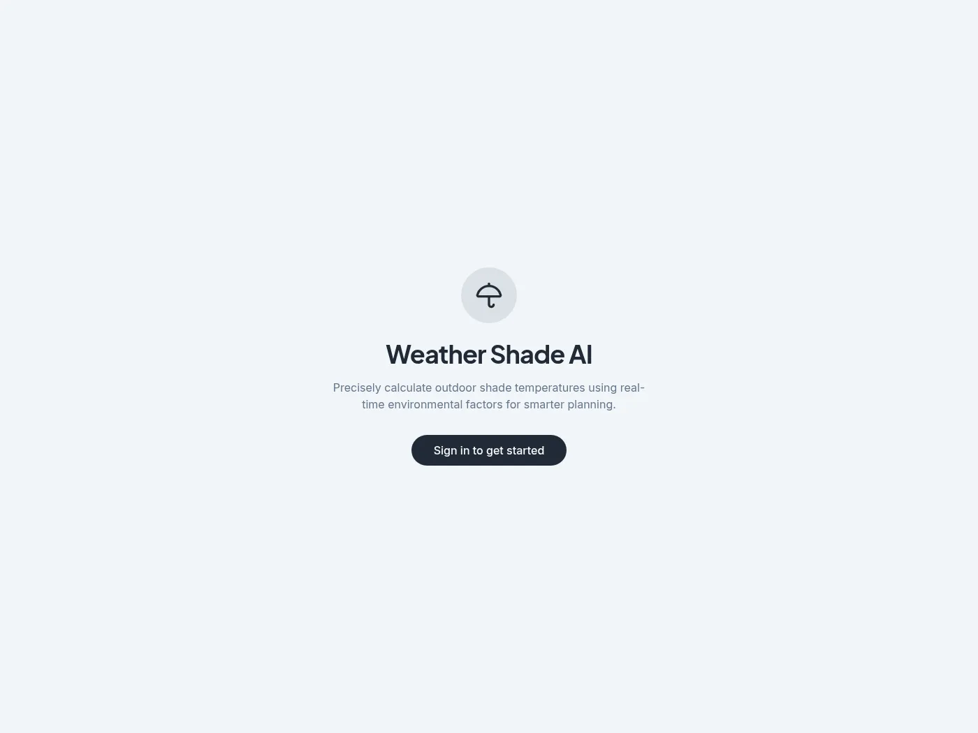 Weather Shade AI