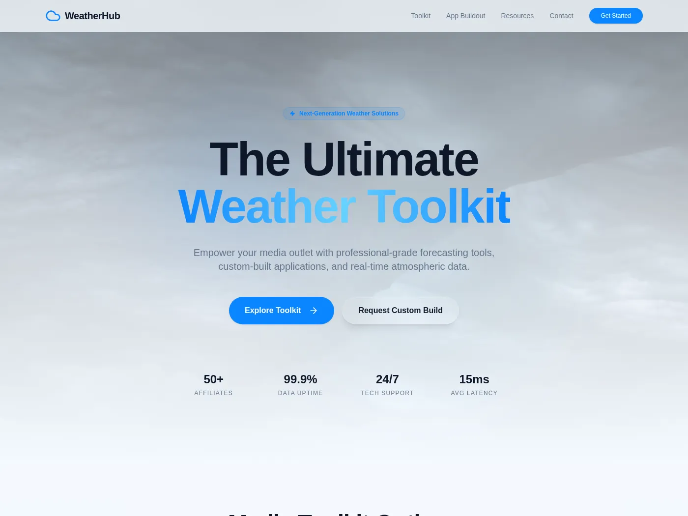 Digital Weather Solutions Hub