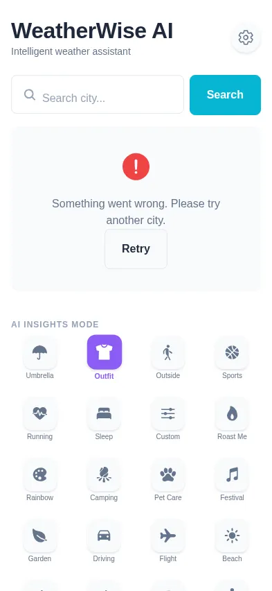 WeatherWise AI