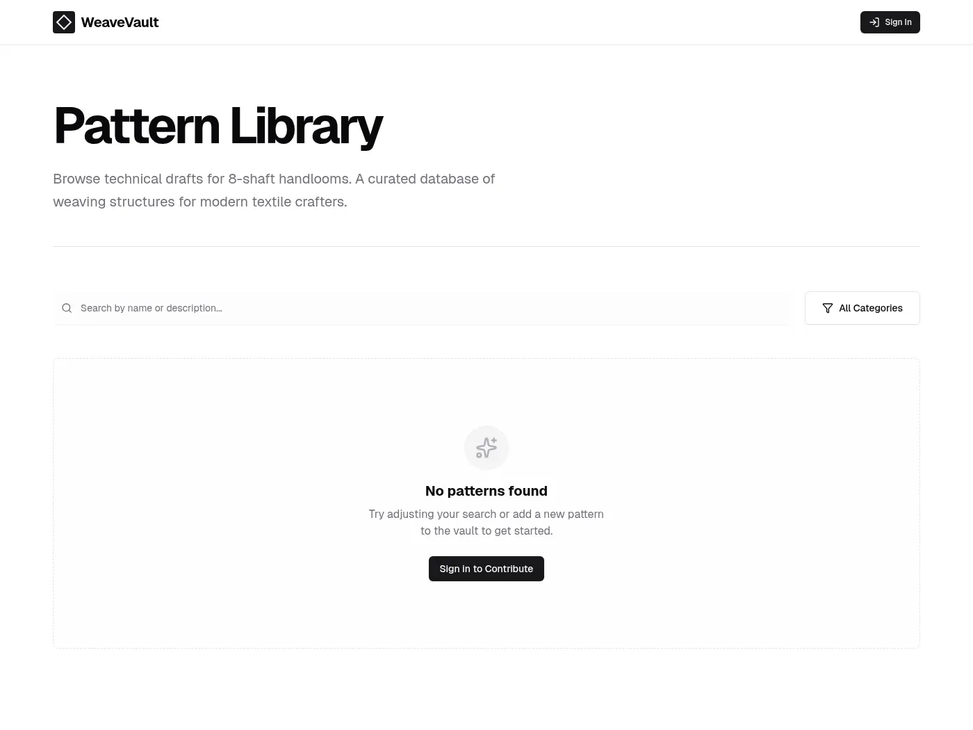 Weaving Patterns Explorer