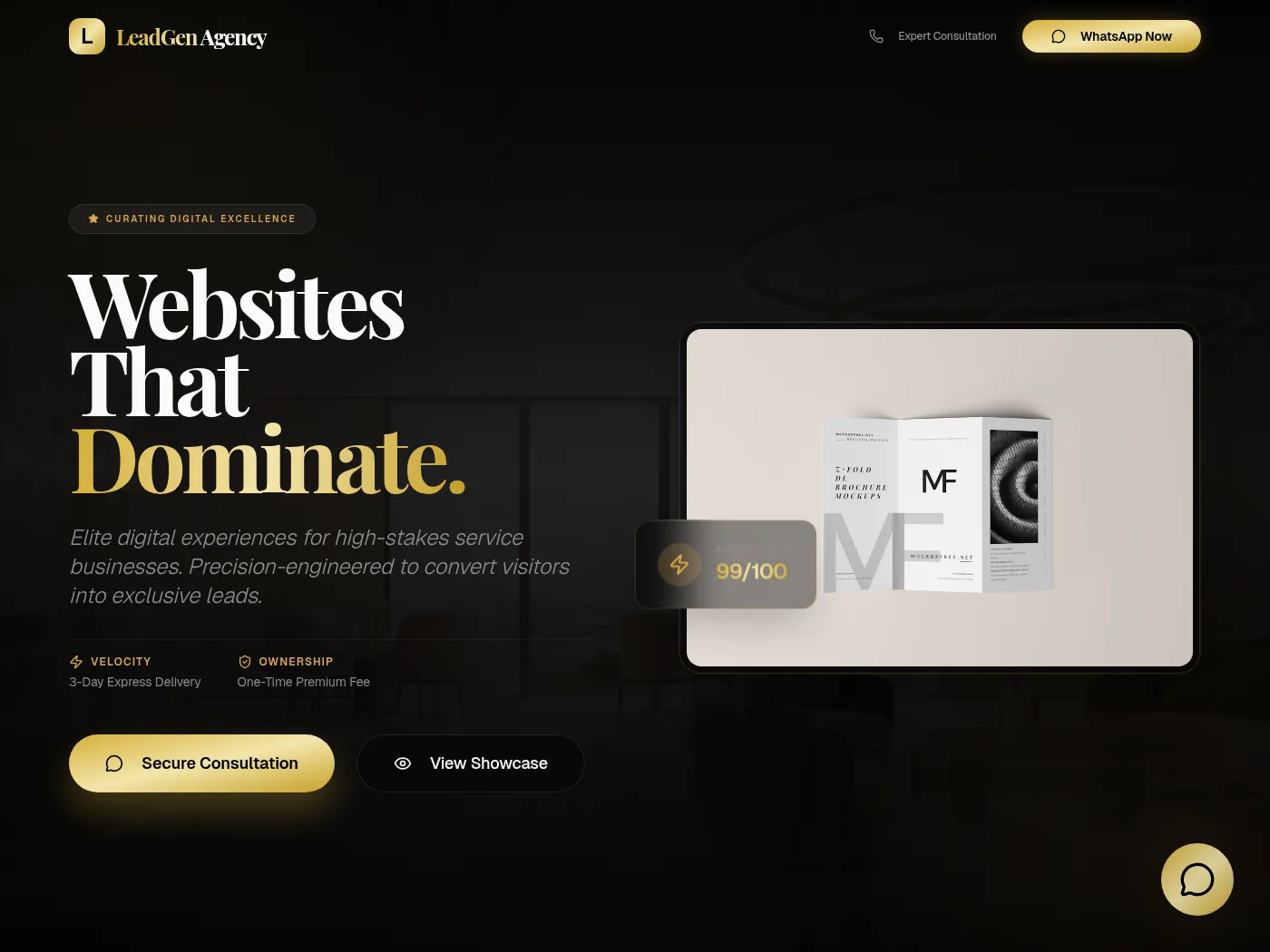 LeadGen Web Agency Landing