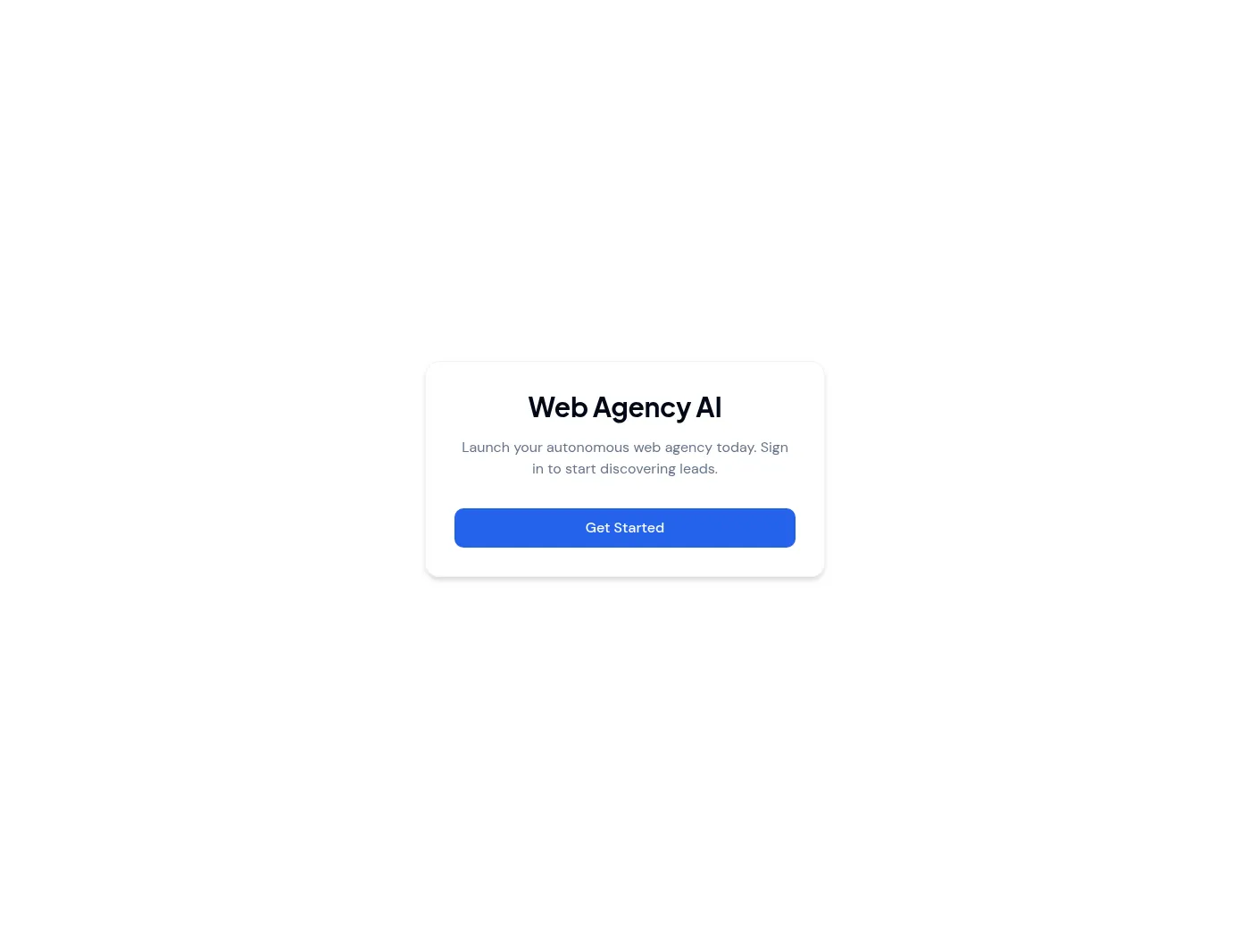 Autonomous Web Agency Bot