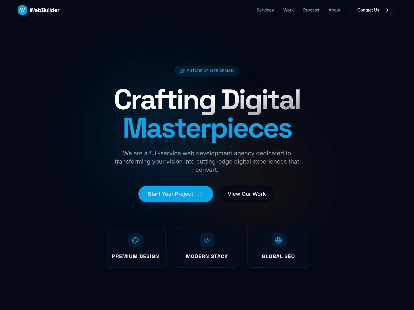 WebBuilder Agency Site