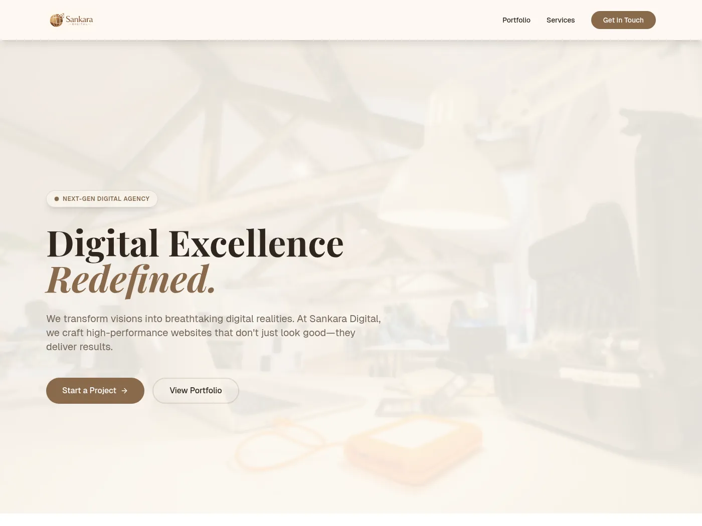 Sankara Web Agency Site