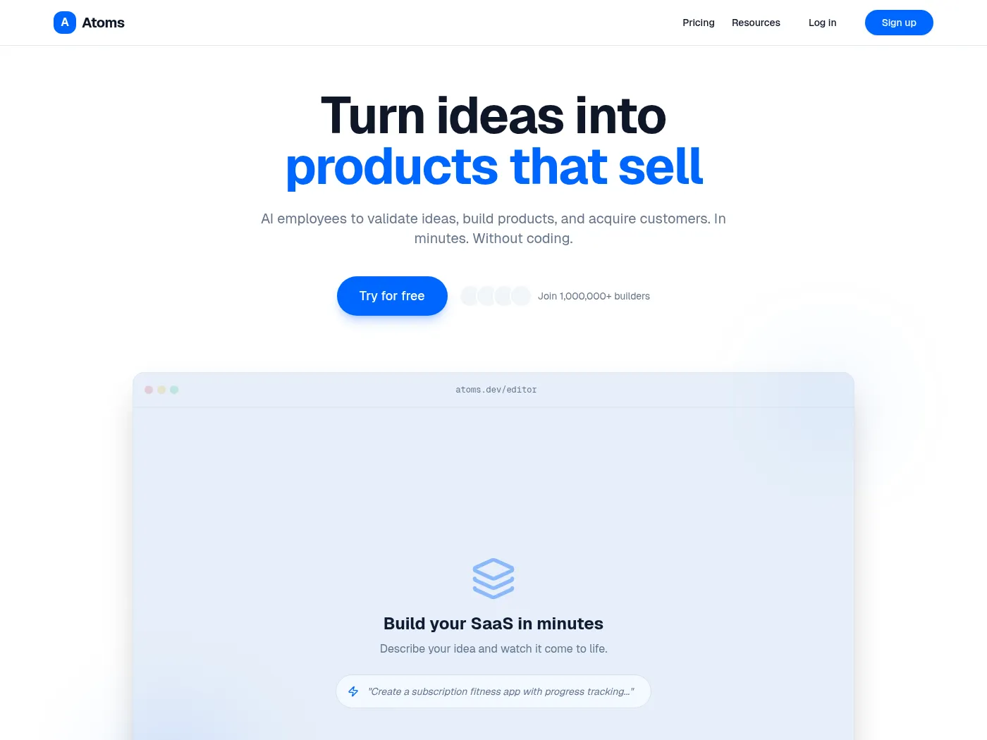 Atoms Web App Builder