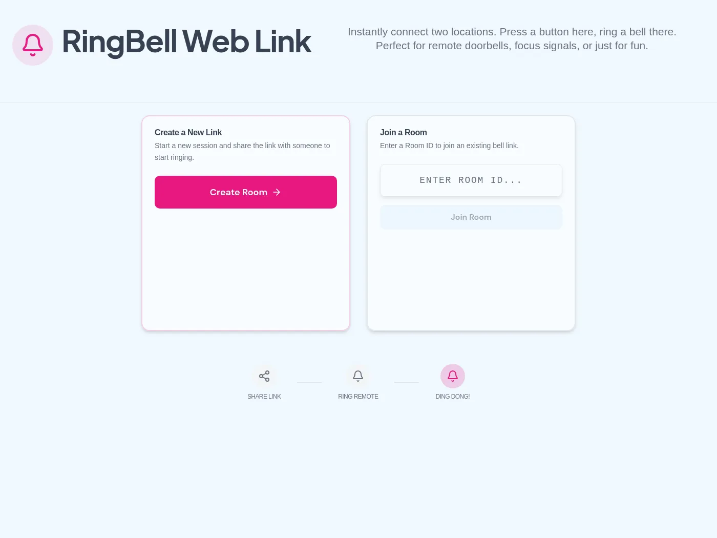RingBell Web Link