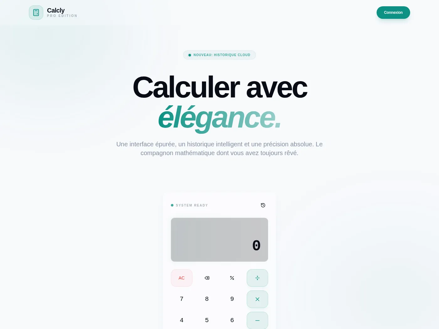 Calcly Web Calculator
