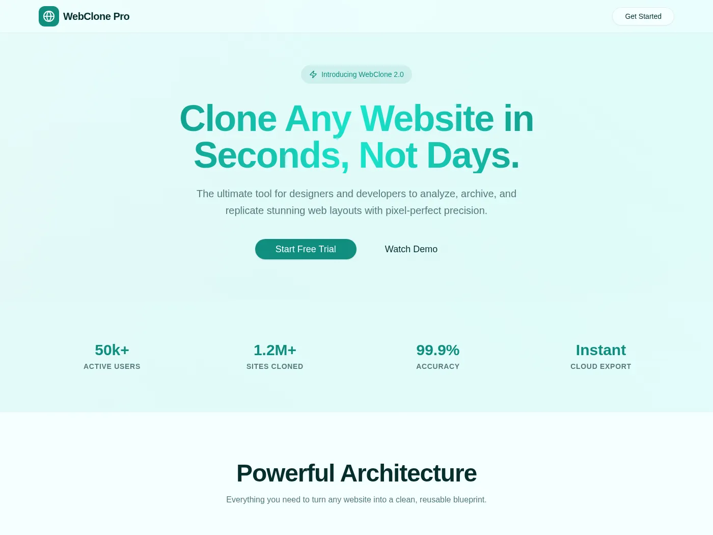 WebClone Pro