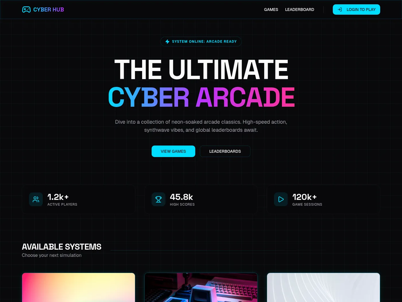 Web Game Hub