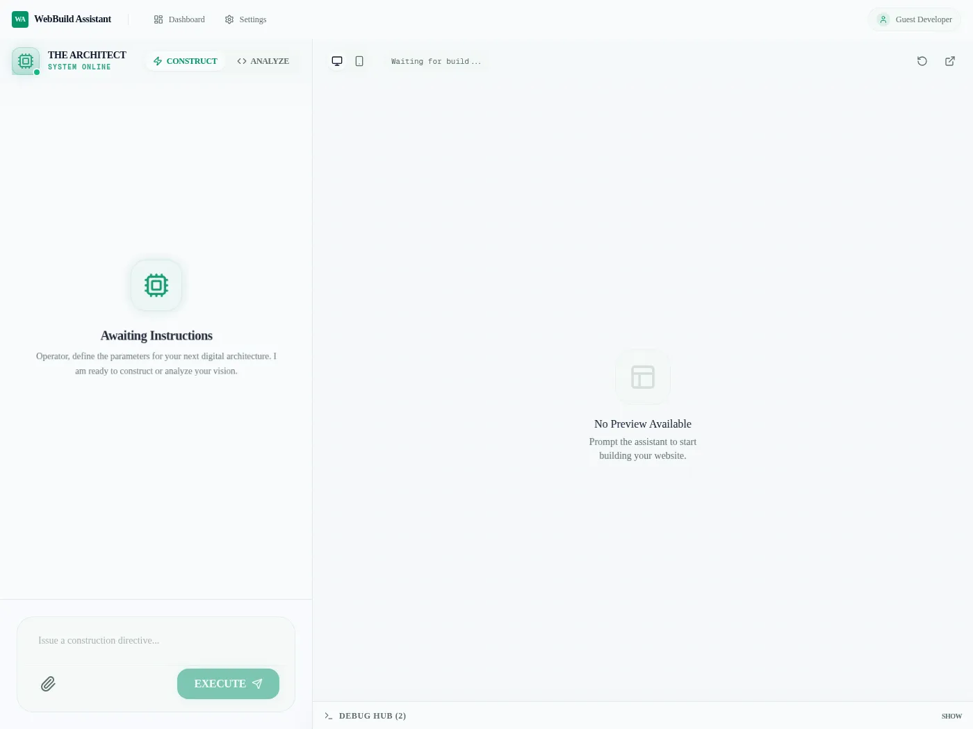WebBuild Assistant