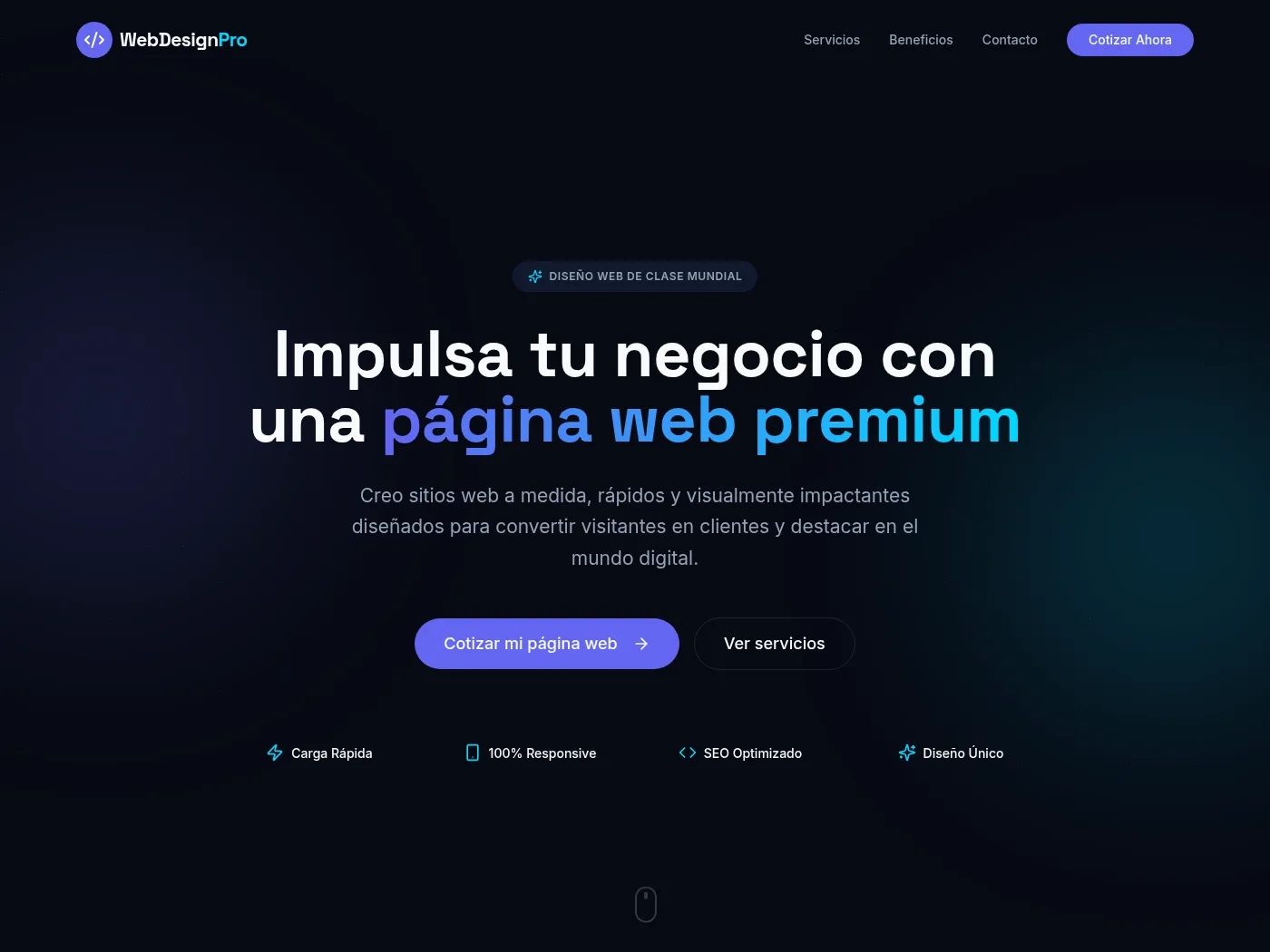WebDesign Pro Landing