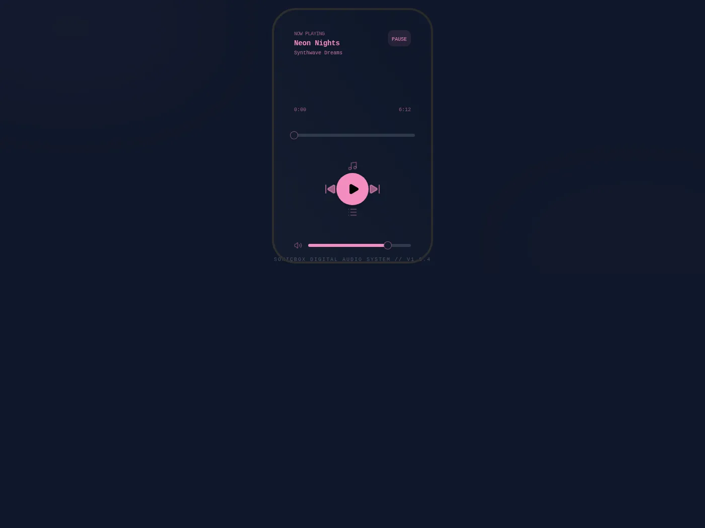 Web MP3 Player