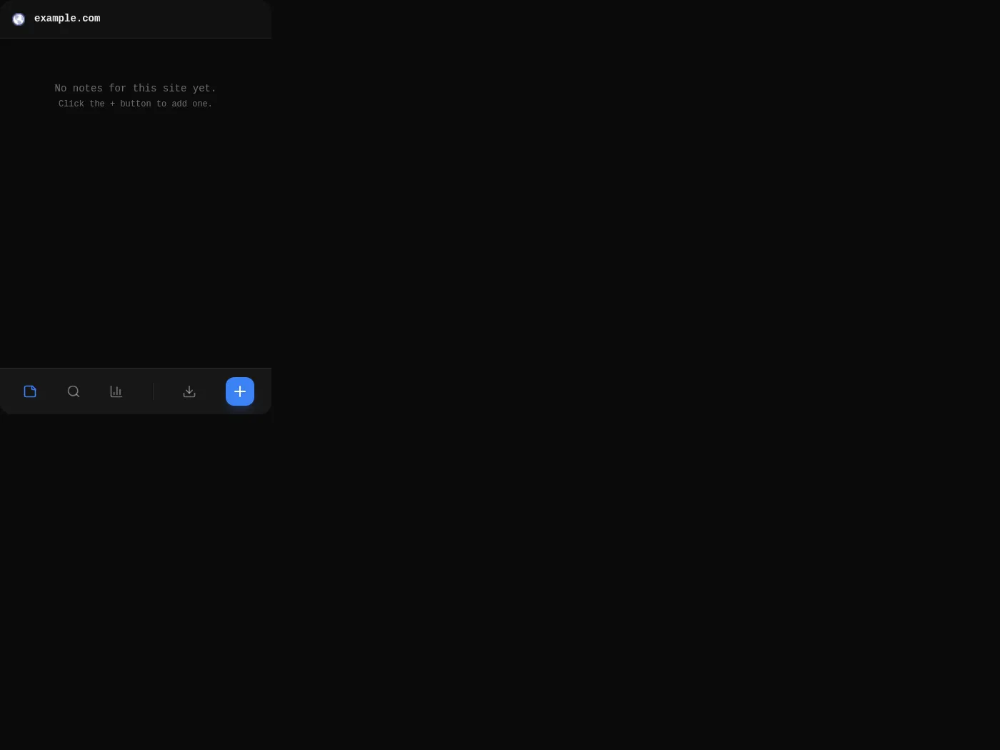 Web Notes Extension