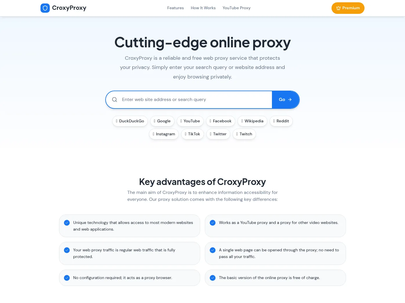 Proxy Web Clone
