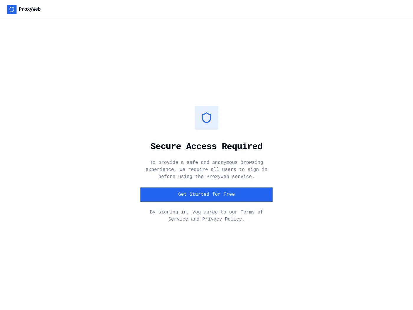 ProxyWeb