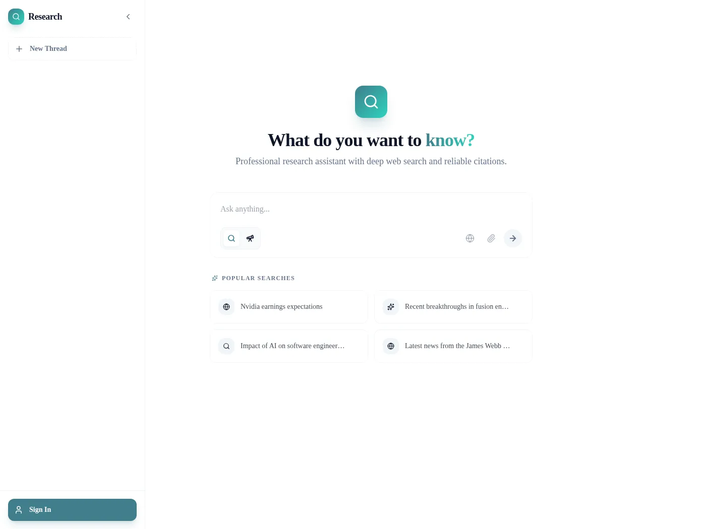 Web Research Agent