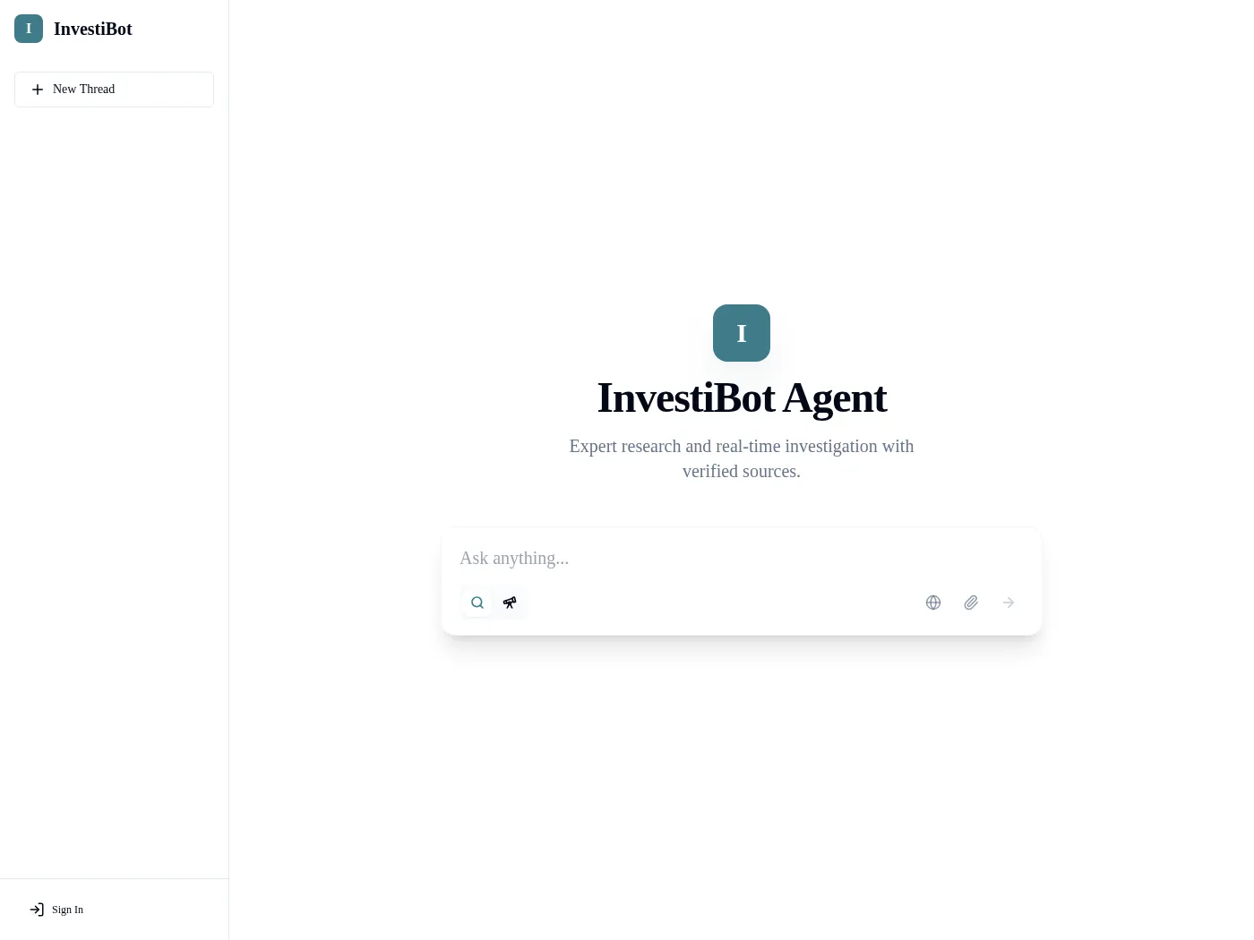 InvestiBot Web Agent