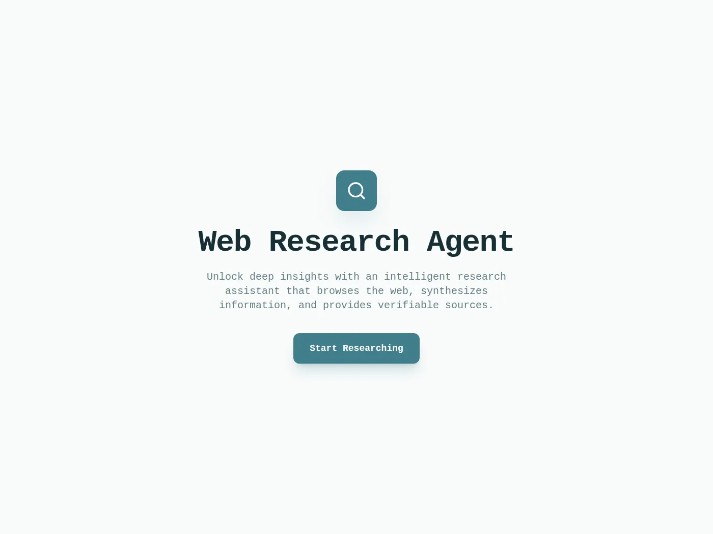 Web Research Agent