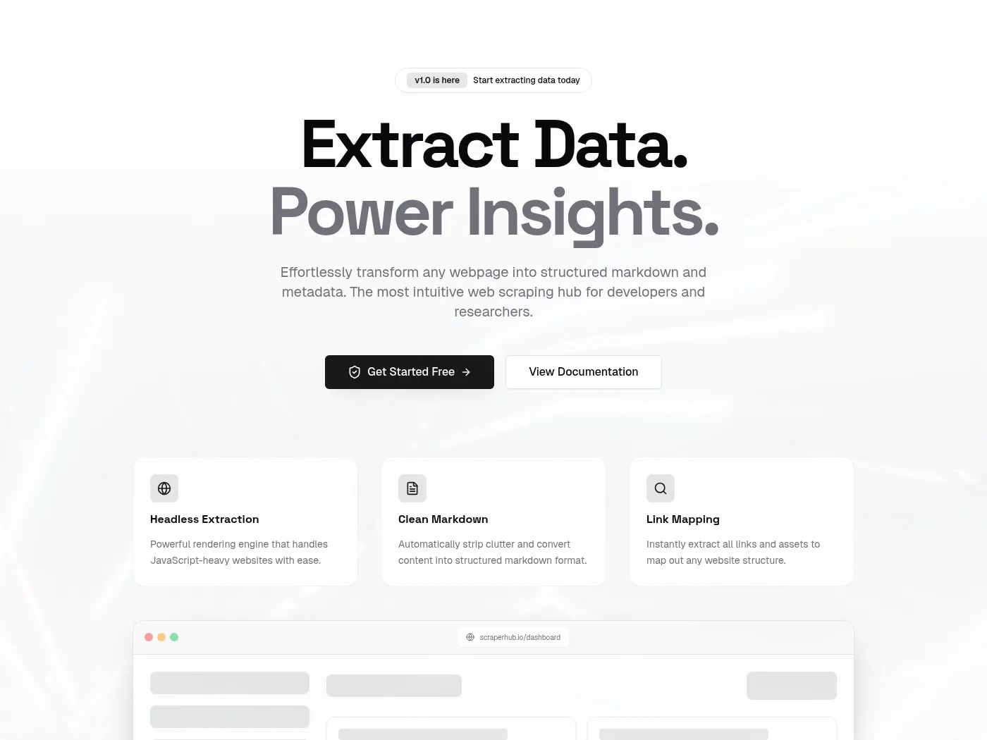 Web Scraper Hub (Remix)