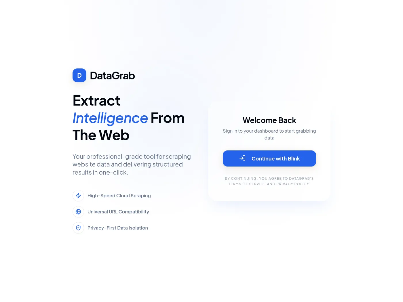 DataGrab Web Scraper