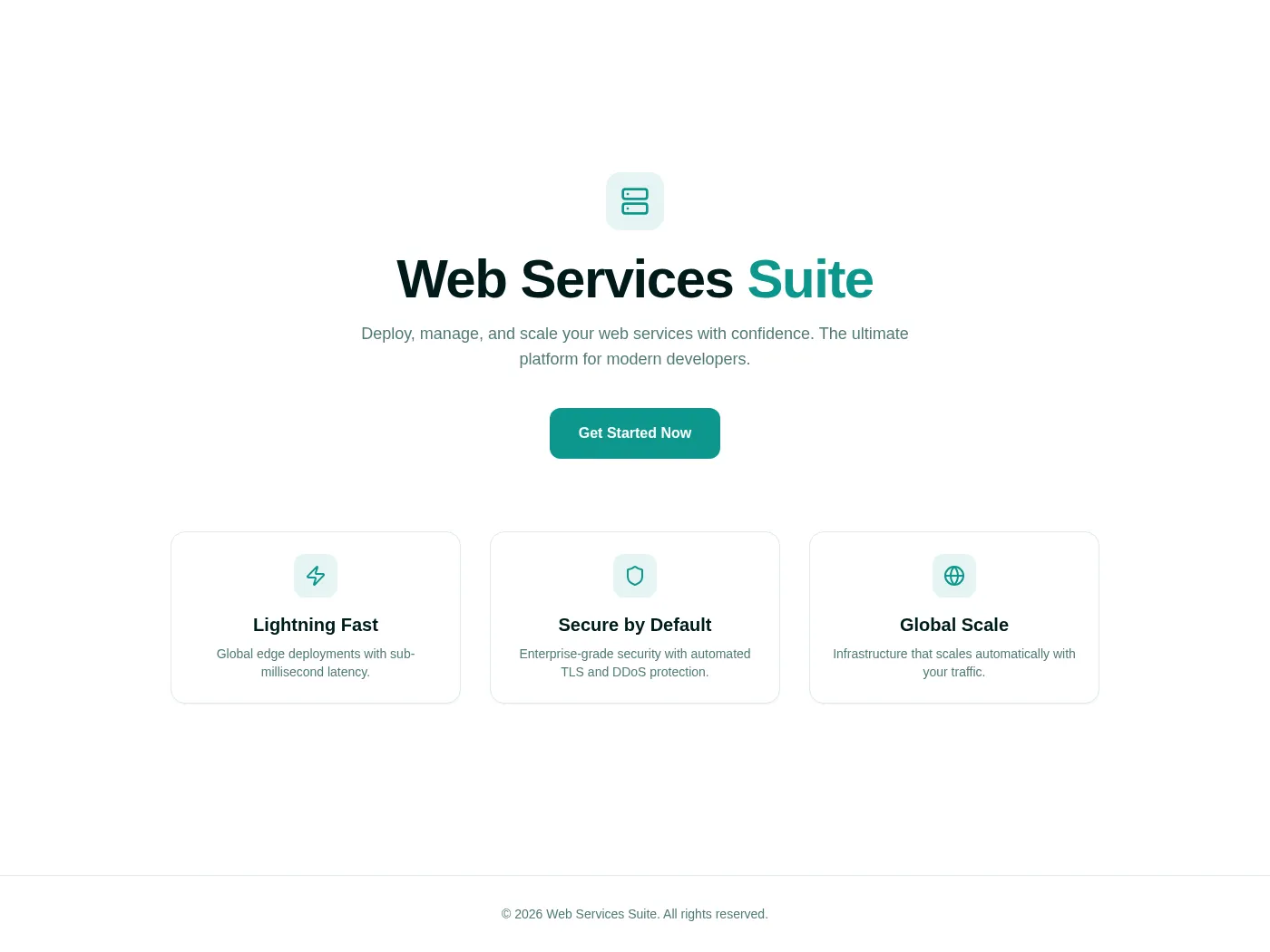 Web Services Suite