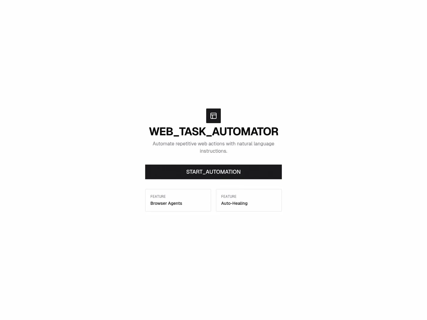 Web Task Automator