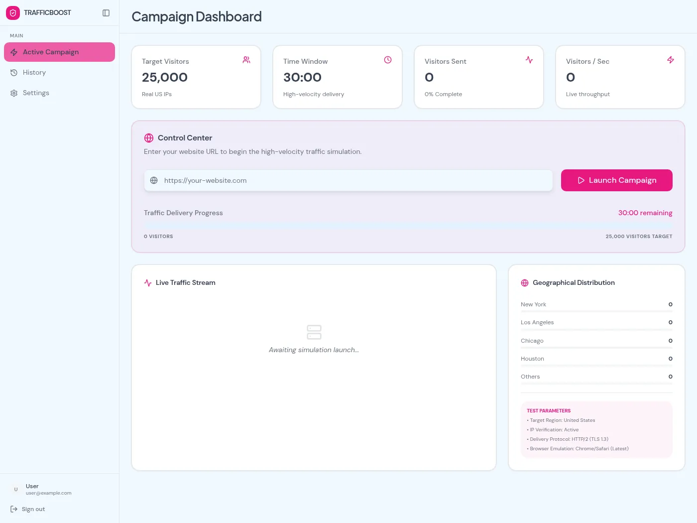 Rapid Web Traffic Booster