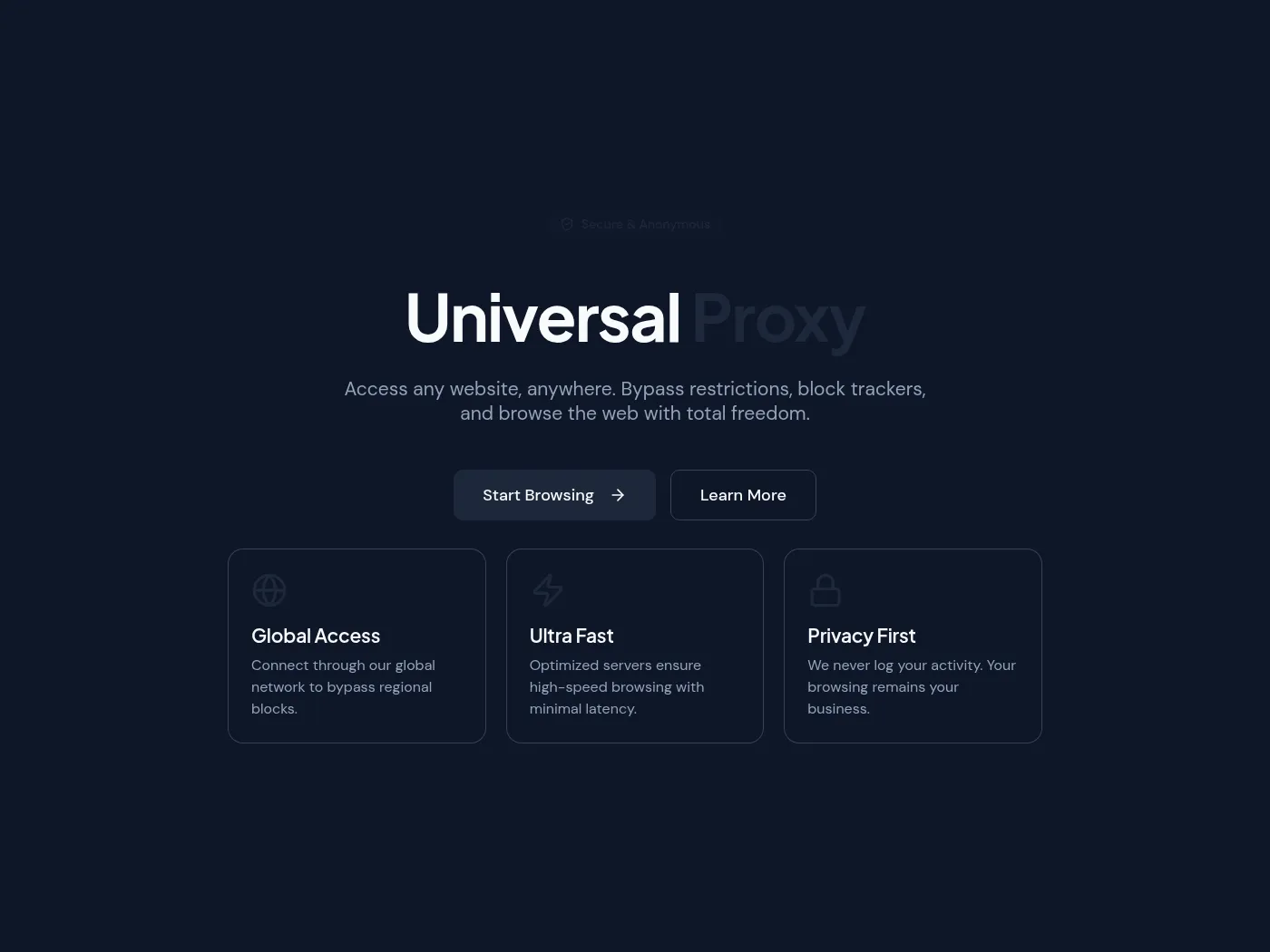 Universal Web Proxy