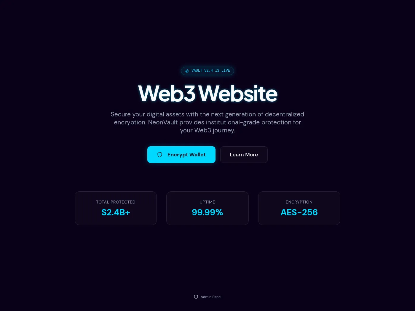 NeonVault Web3 Portal