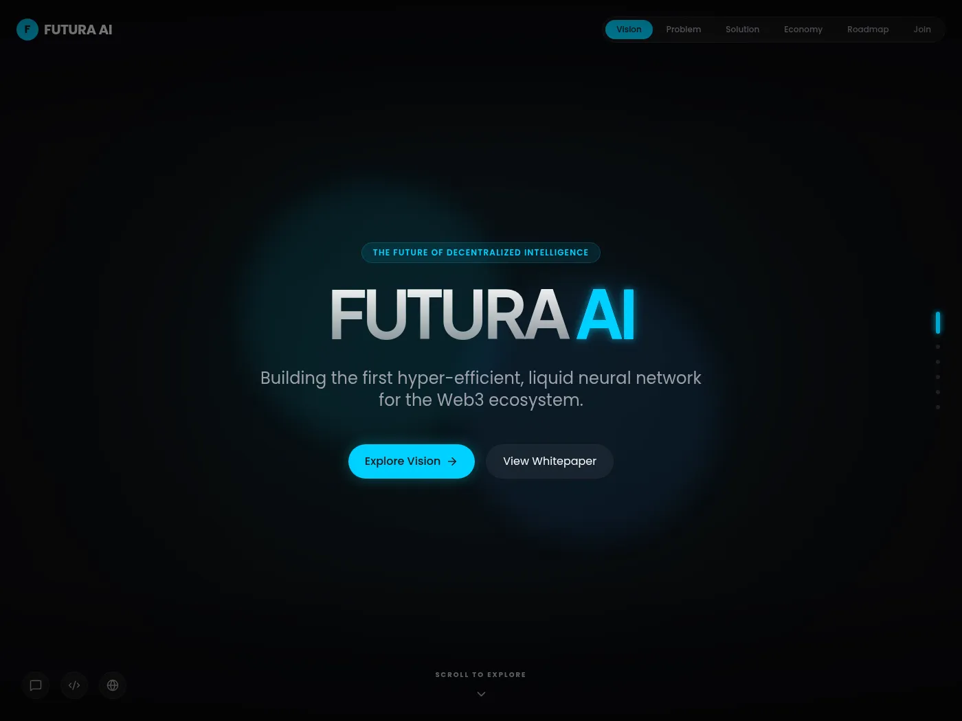 Futuristic Web3 Pitch Deck