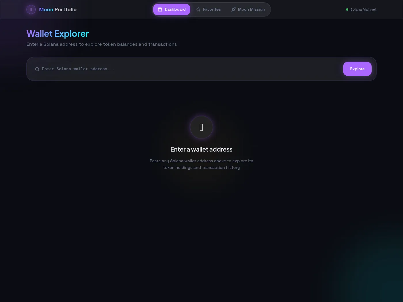 Web3 Moon Portfolio