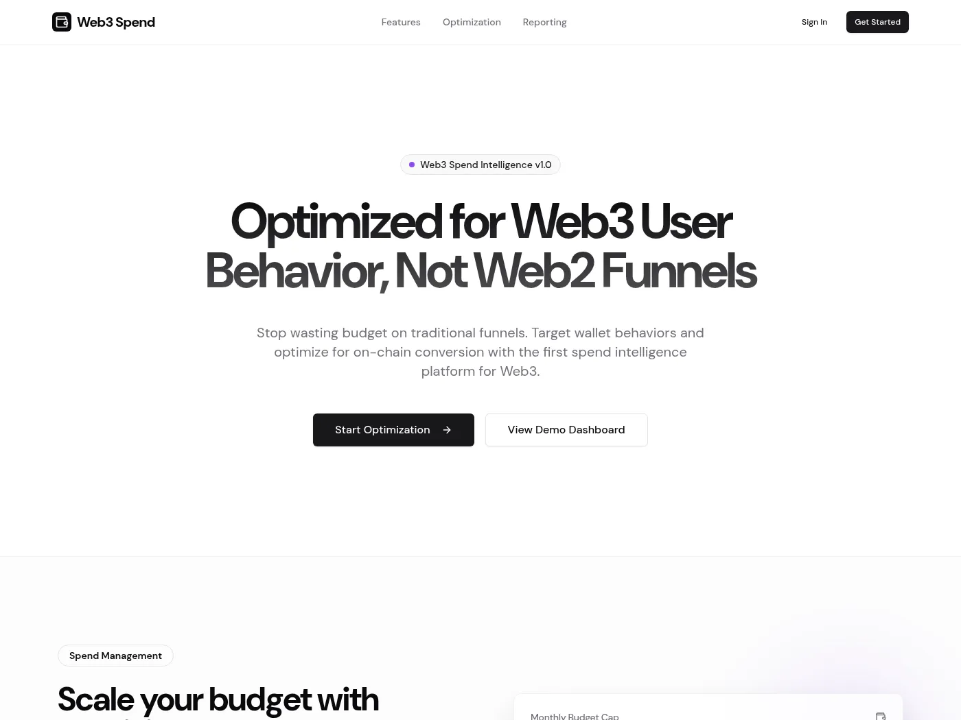 Web3 Spend Intelligence